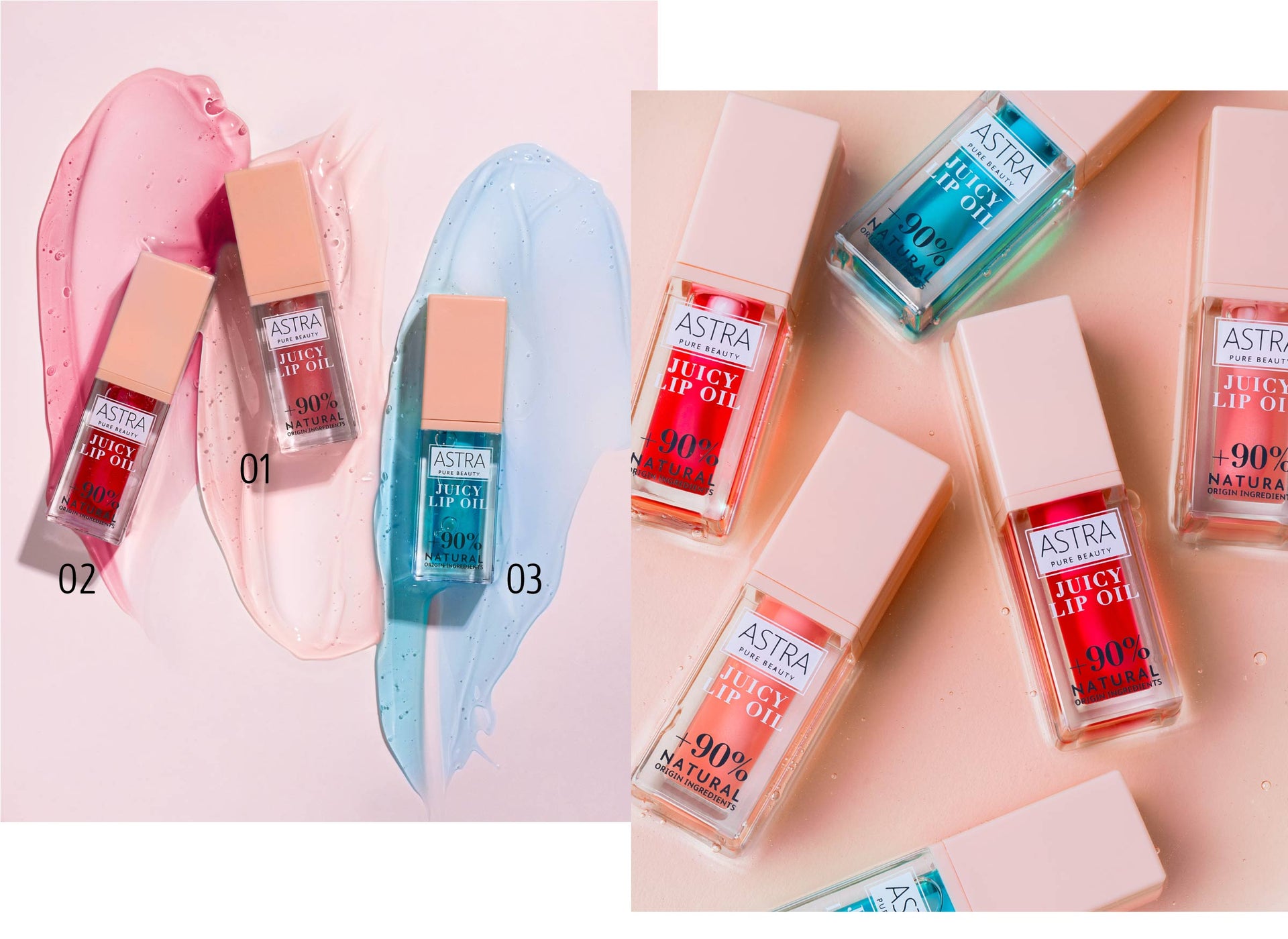 Pure Beauty Juicy Lip Oil: Finish bright and plumping | Astra Make-Up