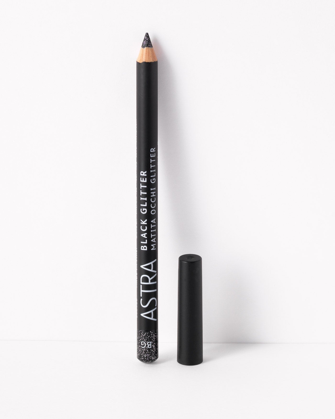 Black Glitter: High softness Eye Pencil | Astra Make-Up